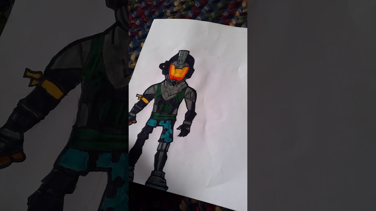 Fortnite Rogue Agent Drawing!!!! - YouTube