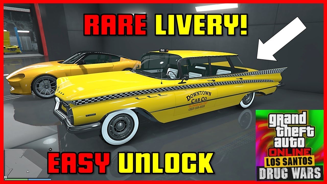 UNLOCK THIS SUPER RARE TAXI LIVERY IN GTA ONLINE | GTA 5 Online ...