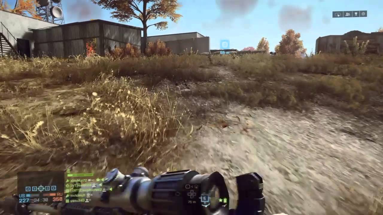 BF4: SVD-12 Sniper Gameplay - YouTube