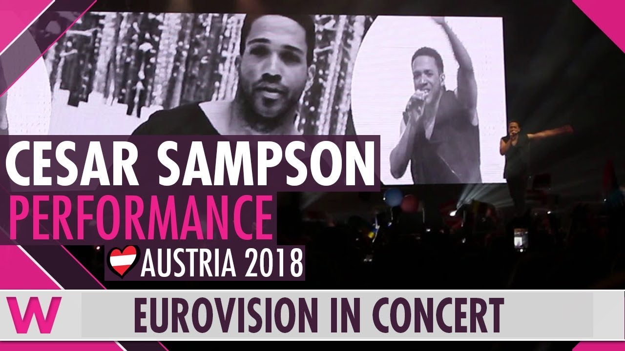 Cesár Sampson "Nobody but You" (Austria 2018) LIVE @ Eurovision in ...