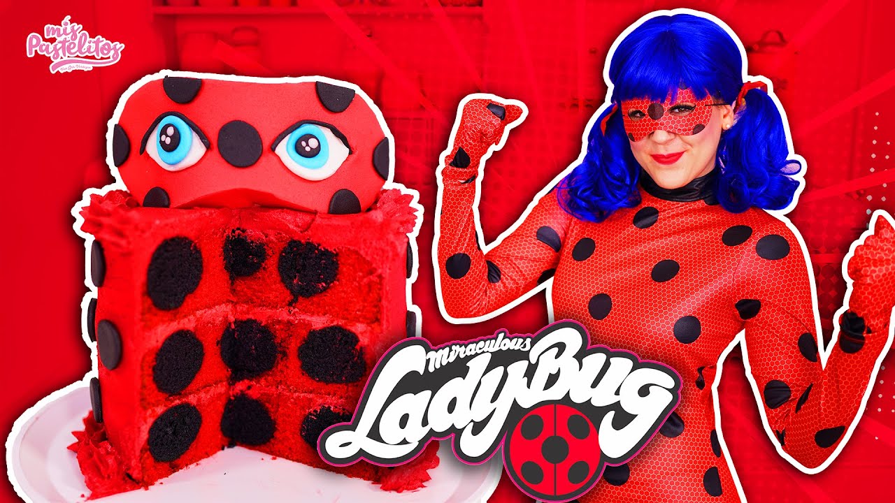 ME CONVERTÍ EN LADYBUG | PASTEL DE LADYBUG | MIS PASTELITOS - YouTube