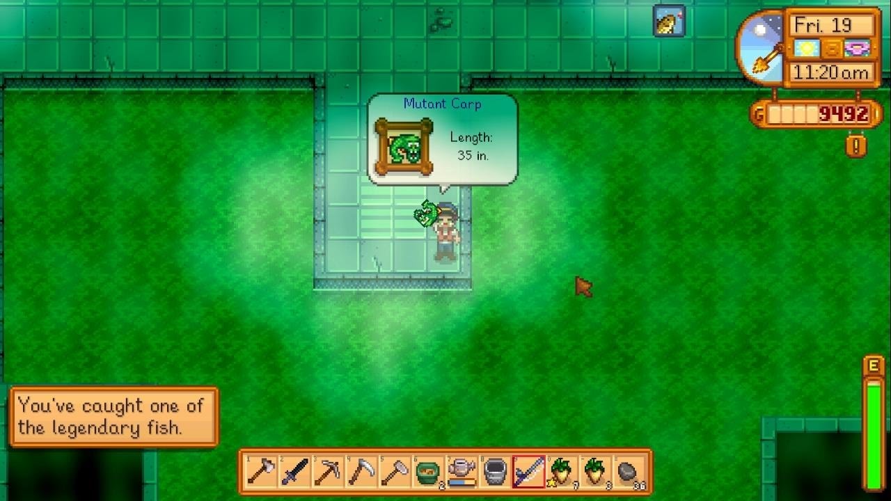 Stardew Valley Year 2 Episode 11: Best Way To Catch Mutant Carp - YouTube