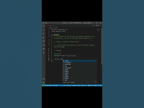 upper bound method in C++ || #shorst #c++ #cpp #coding #programming - YouTube
