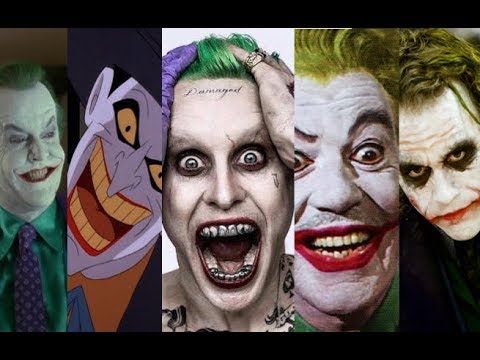 The Evolution of Joker Movies, tv & cartons - YouTube