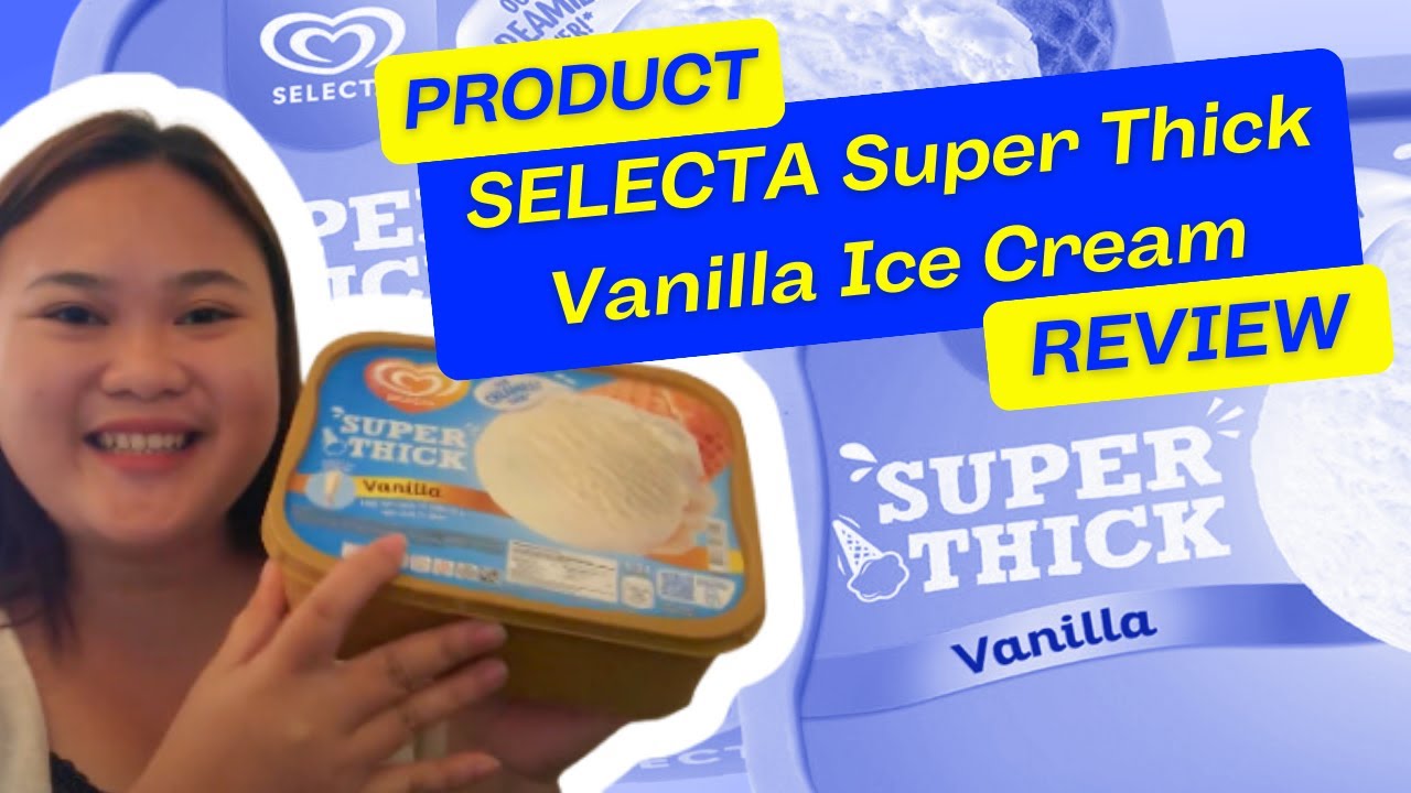 SELECTA Super Thick Vanilla Ice Cream | Food Review | 0455 - YouTube