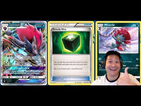 GREEDY DICE Deck, Random Chance To Win BIG, Zoroark GX Build - YouTube