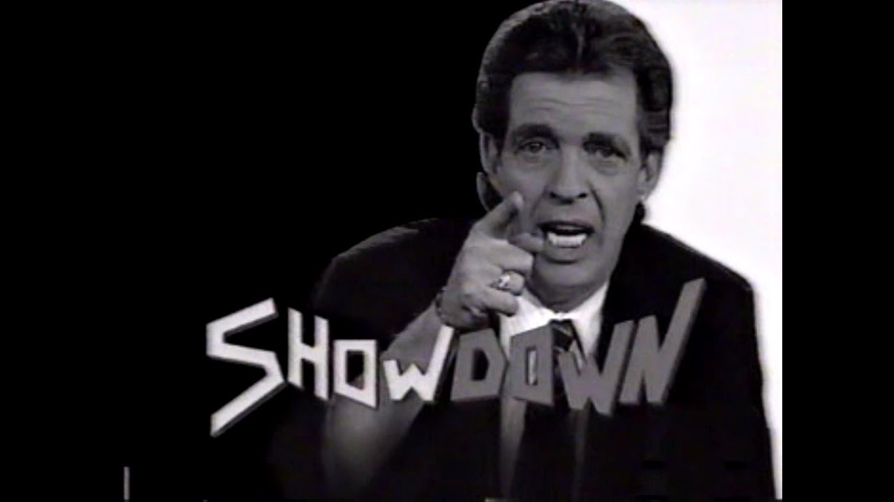 Morton Downey, Jr.'s Showdown (Feb 19, 1990) with guest co-host Lynn ...