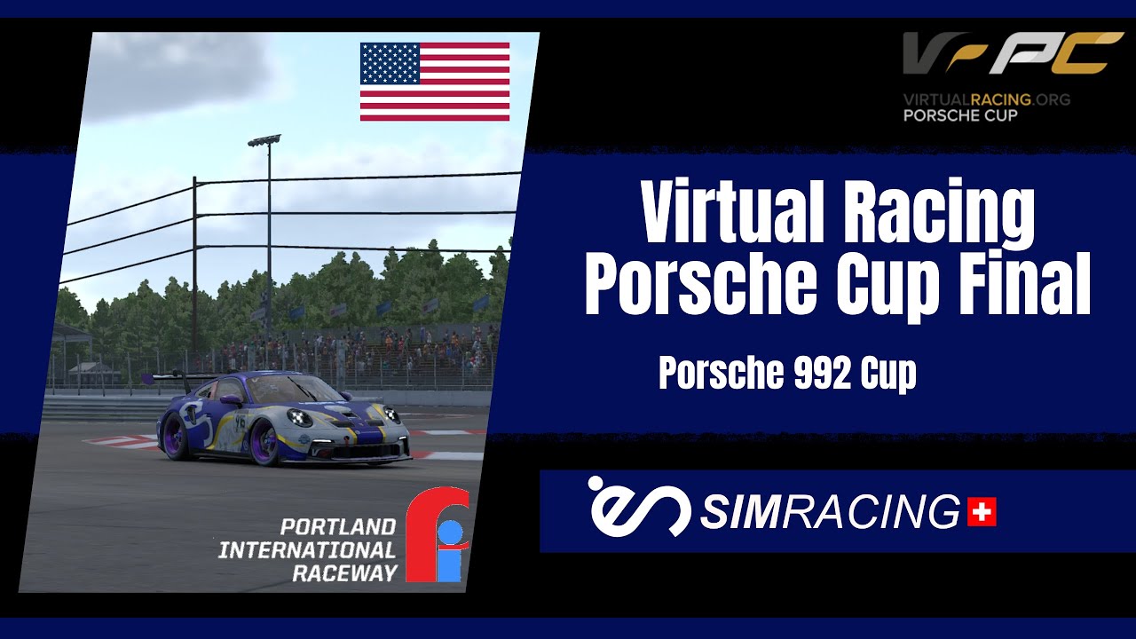 Finale im Virtual Racing Porsche Cup! | iRacing Porsche 992 @ Portland ...