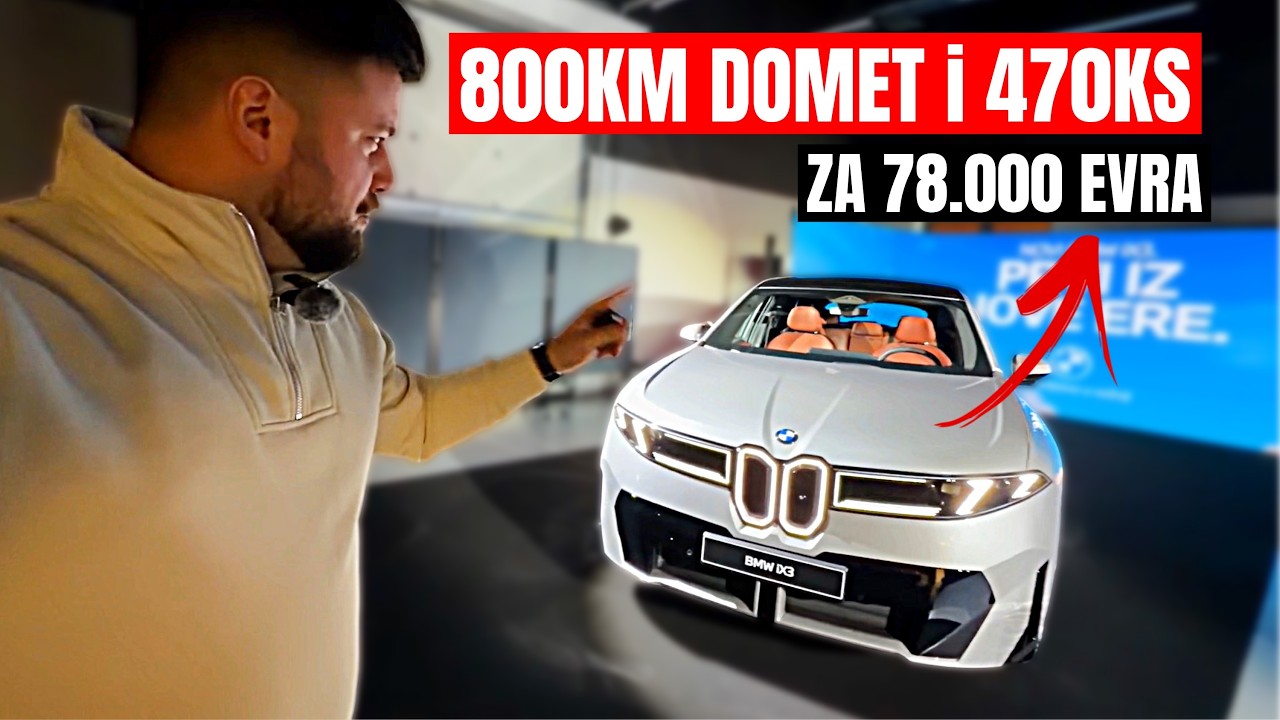 NOVI BMW iX3 50! 470ks i 800km DOMETA za 78.000 evra! - YouTube