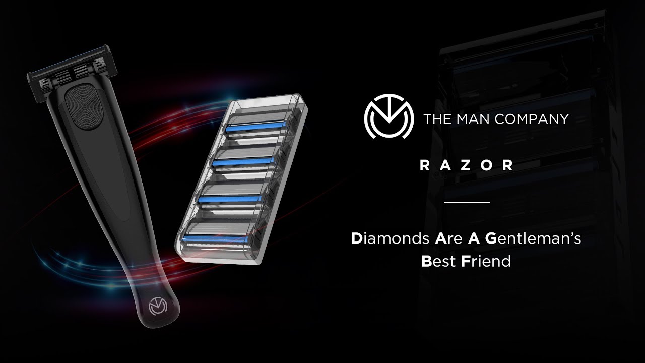 Premium 5-Blade Razor With Cartridge | The Man Company - YouTube