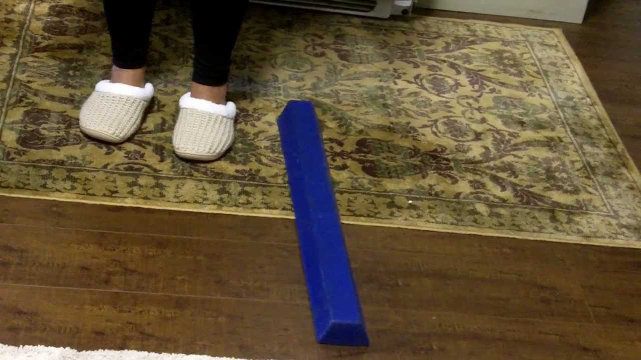 BOT II Running Speed & Agility Item 2 Stepping Sideways over a Balance ...