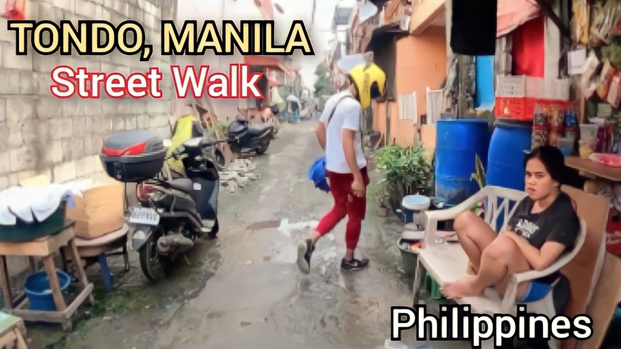 Amazing Walk in the backstreets of Tondo, Manila. Philippines [4K ...