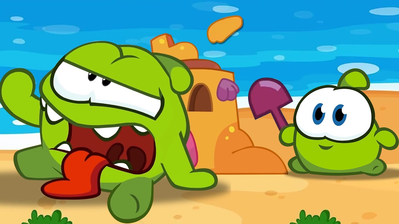 Om Nom Stories | Make Sand Castles With Om Nom And Nibble Nom | Cartoni ...