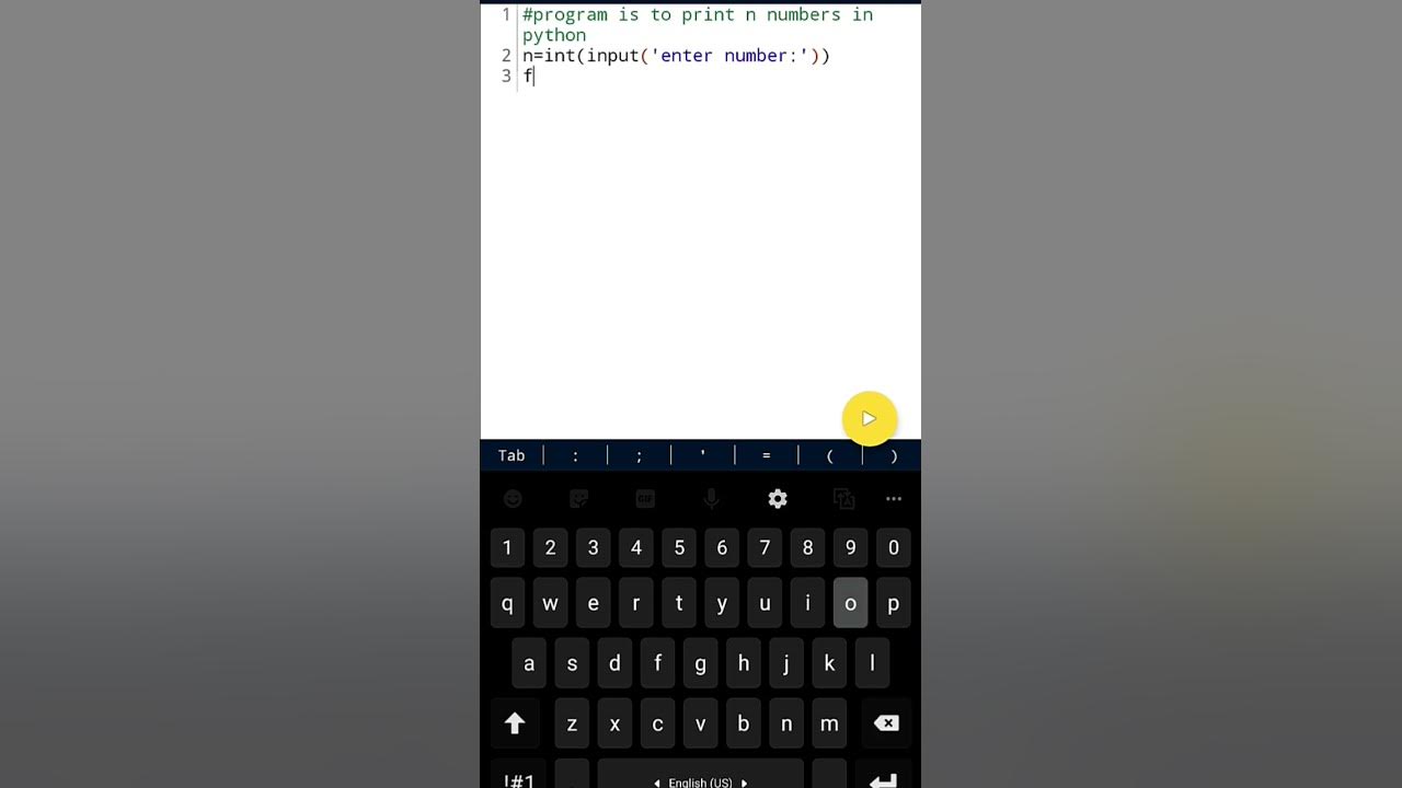 33 Program Is To Print N Numbers Using For Loop In Python Pythonpythonforbeginners 