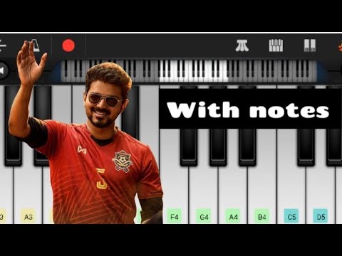 Singapenney - Bigil | piano bgm with notes in (description) - YouTube