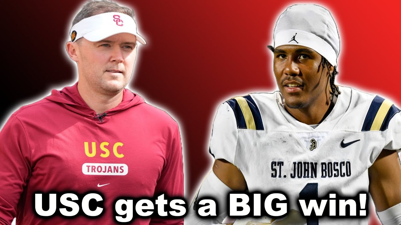 Lincoln Riley & the USC Trojans get another BIG WIN for TOP CB ...