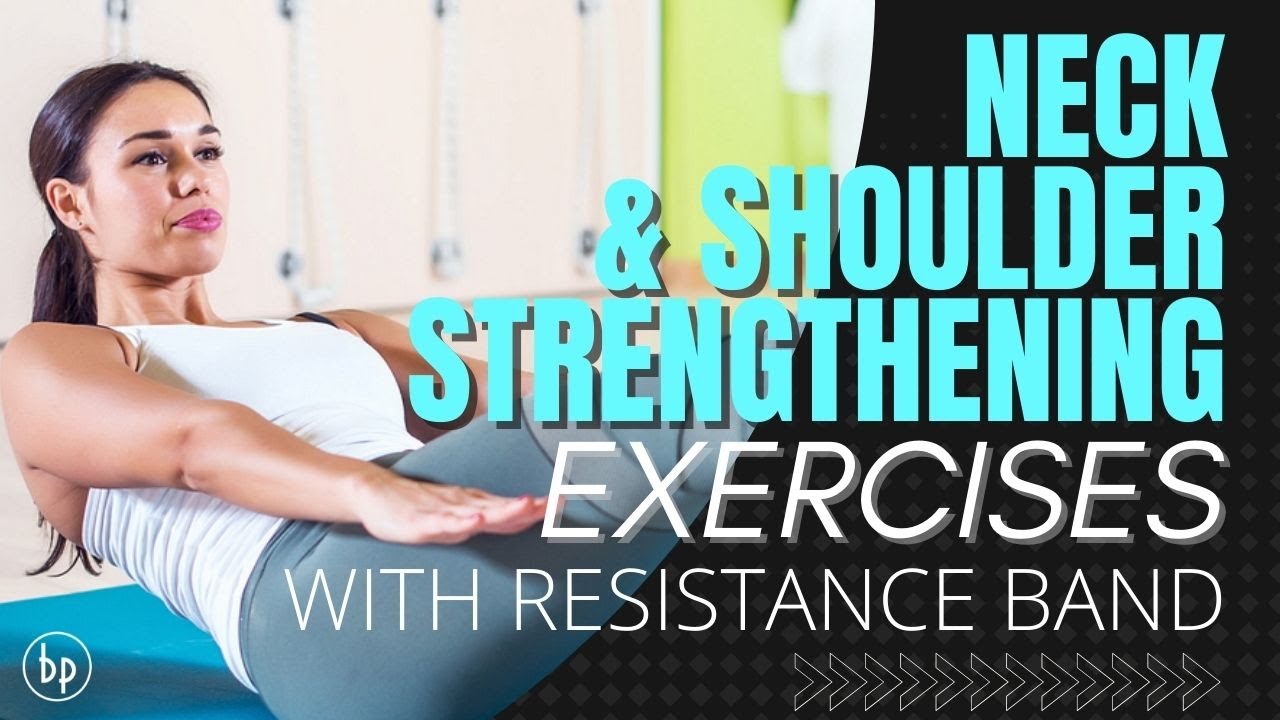 Neck, Shoulder with Resistance Band - YouTube