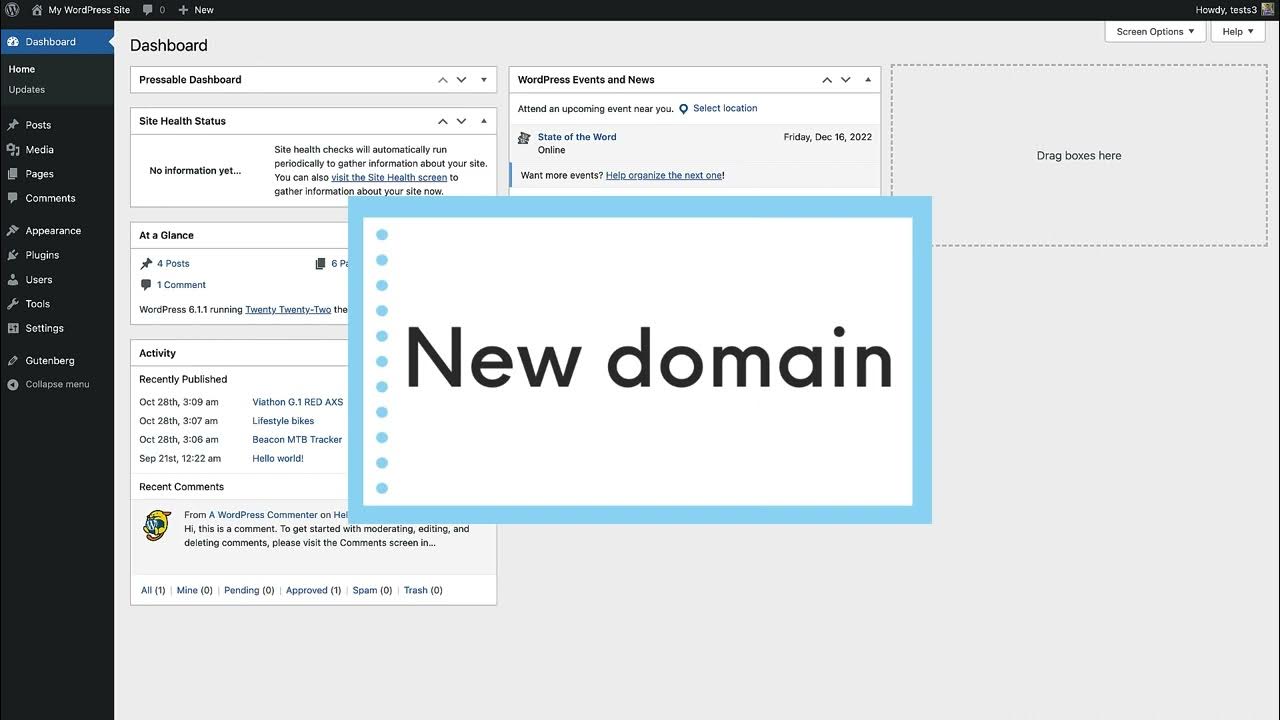 Migrating your WordPress website to a different host and domain - YouTube