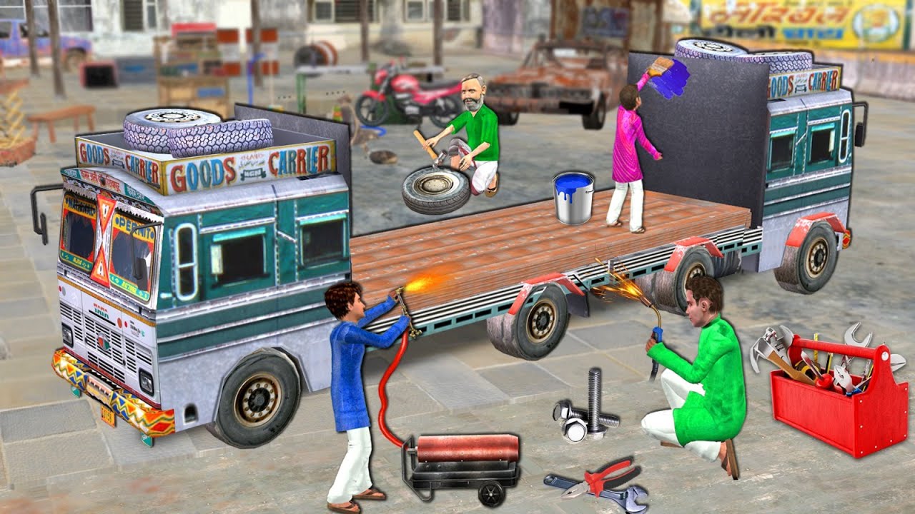 Mechanic Shop Wala Repair Two Side Lorry Truck Driver Hindi Moral ...
