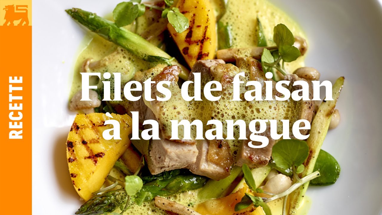 Filets de faisan à la mangue, sauce au curry léger - YouTube