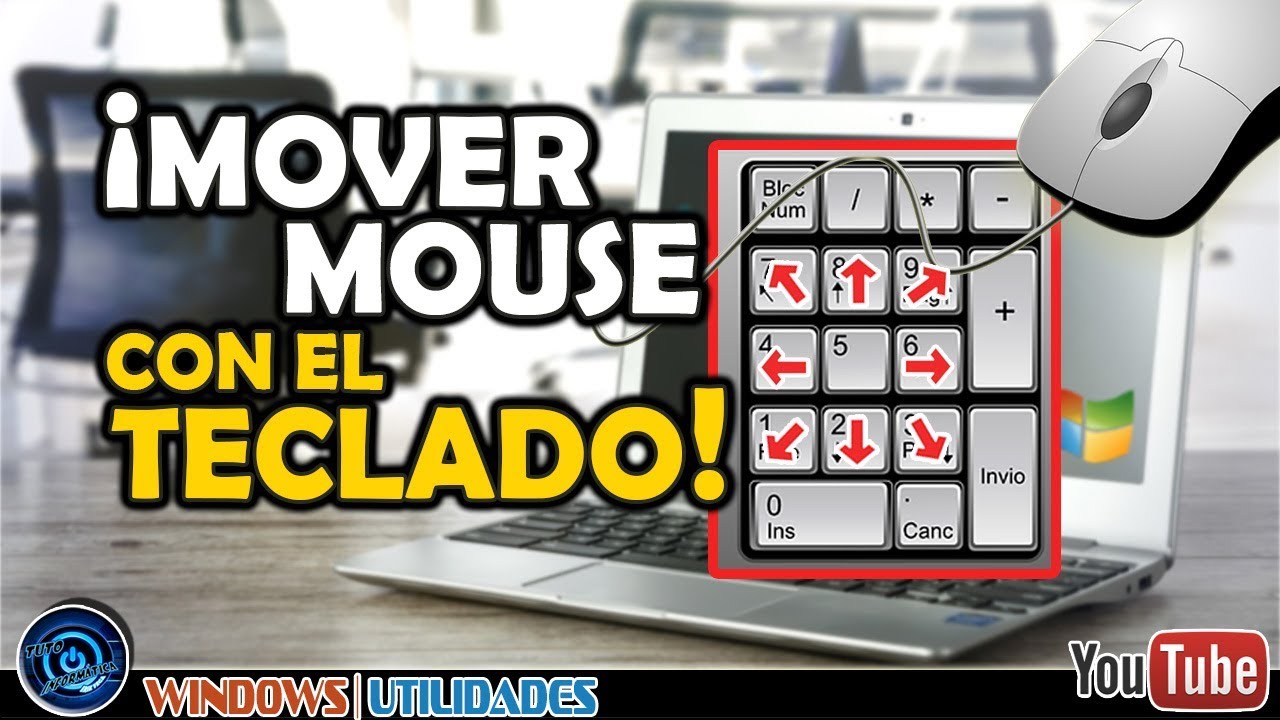 Usar la Computadora sin Mouse - YouTube