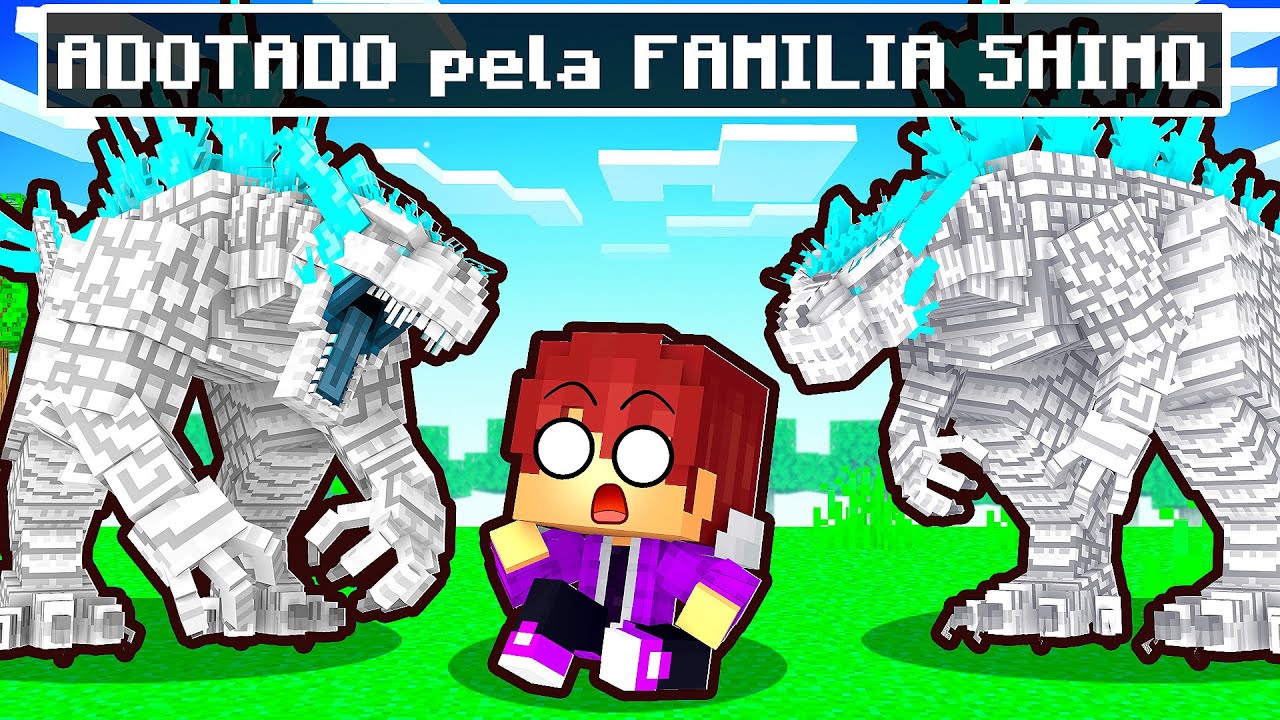 ADOTADO pela FAMÍLIA SHIMO no Minecraft - YouTube