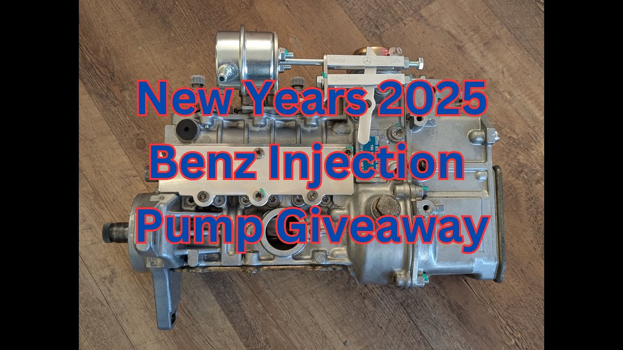 2025 Benz Injection Pump Giveway! - YouTube