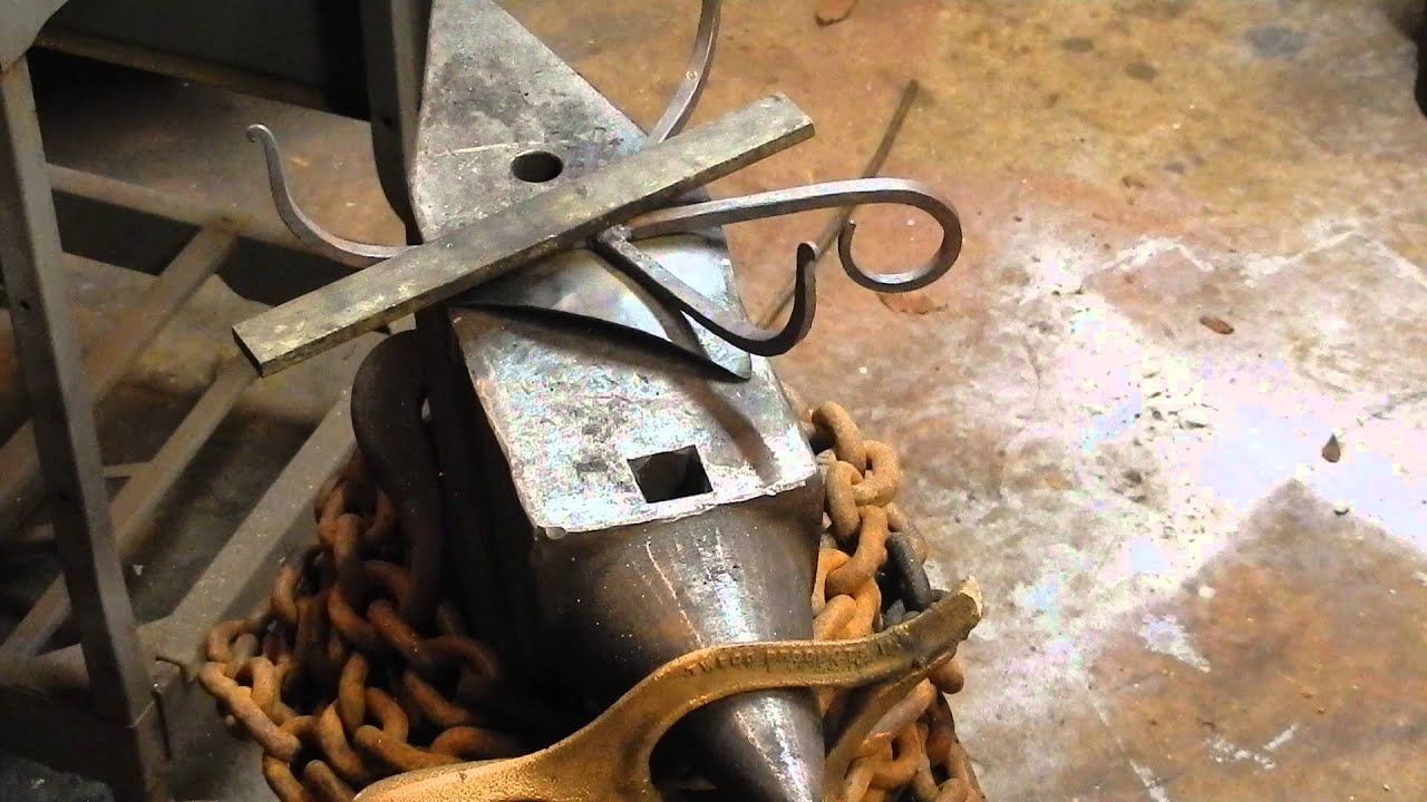 Blacksmithing How To - Make Some Candle Holders - YouTube