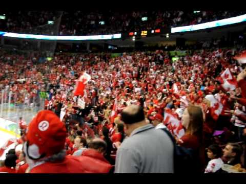 Go CANADA Go! Fans Chant at VANCOUVER 2010 for TEAM CANADA - YouTube