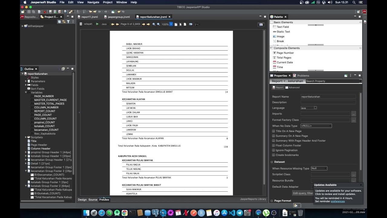 JasperSoft Studio Tutorial - 5. Multi Level Group Part 2 - YouTube