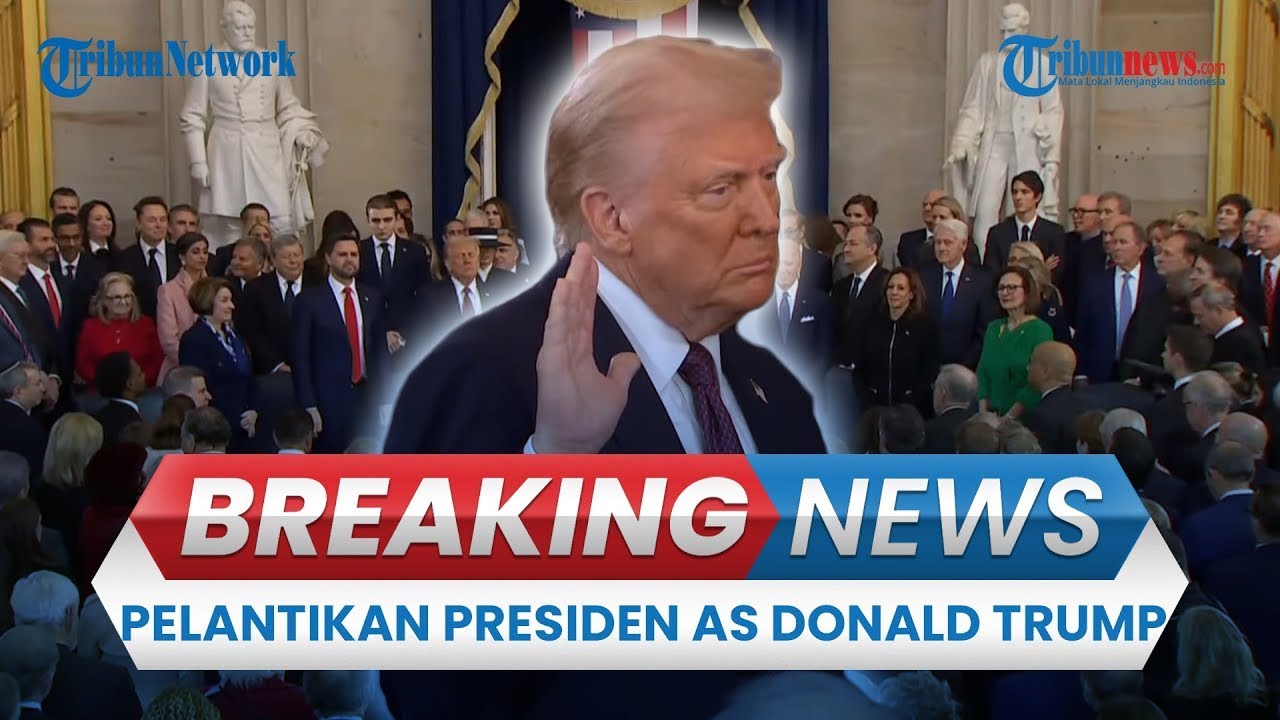 🔴 BREAKING NEWS: Donald Trump Dilantik Jadi Presiden Ke-47 Amerika ...