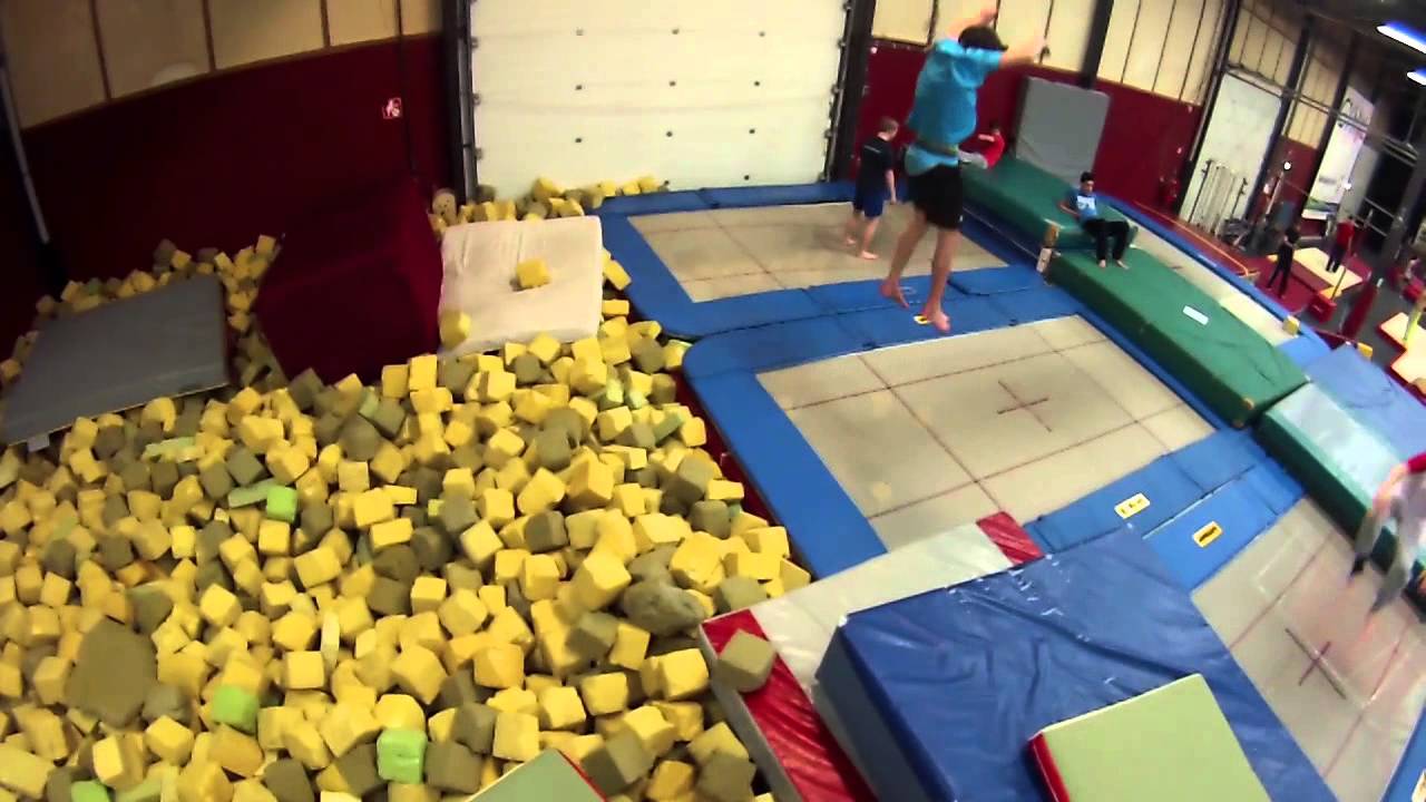 My First Double Backflip Off Trampoline - YouTube