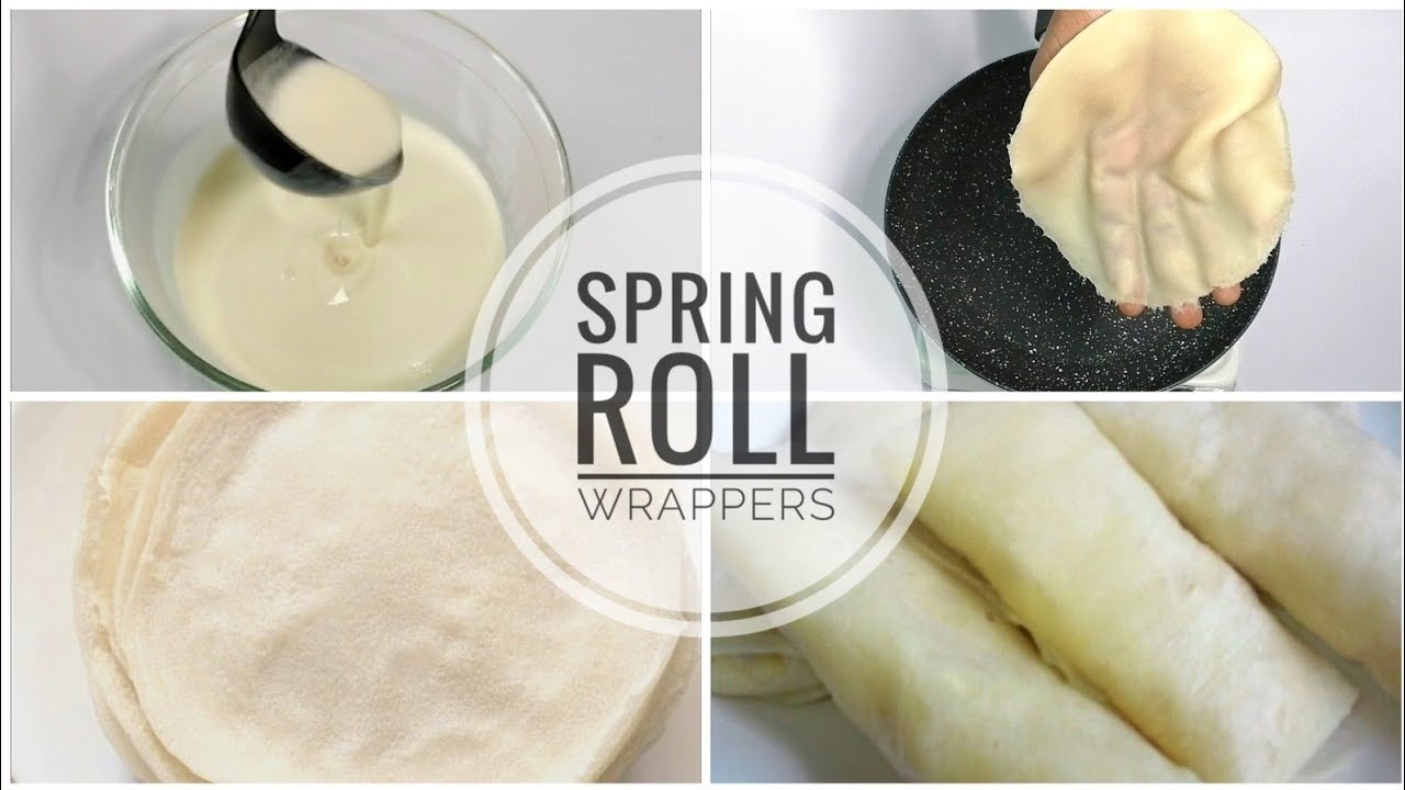 EASY SPRING ROLL AND SAMOSA WRAPPERS OR SHEETS USING LIQUID DOUGH | NO ...