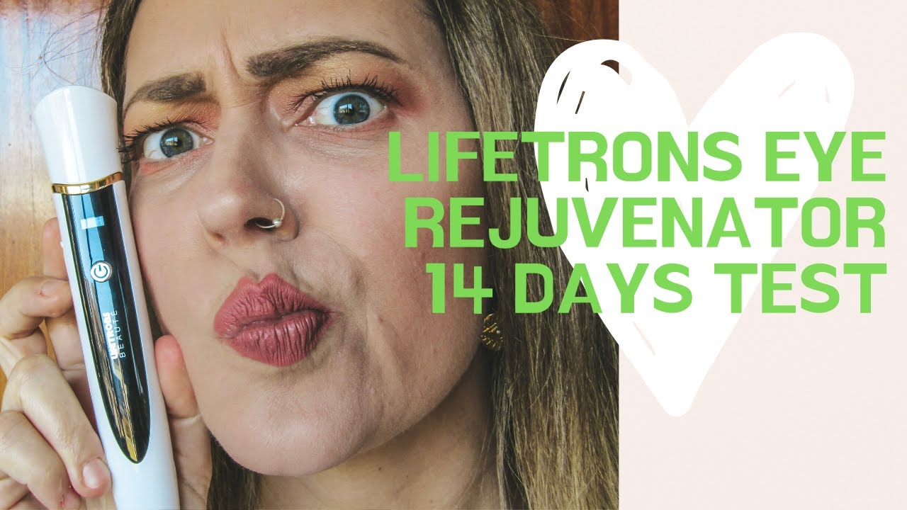 I Tested Lifetrons beauty tool Eye Rejuvenator for 14 days! - YouTube