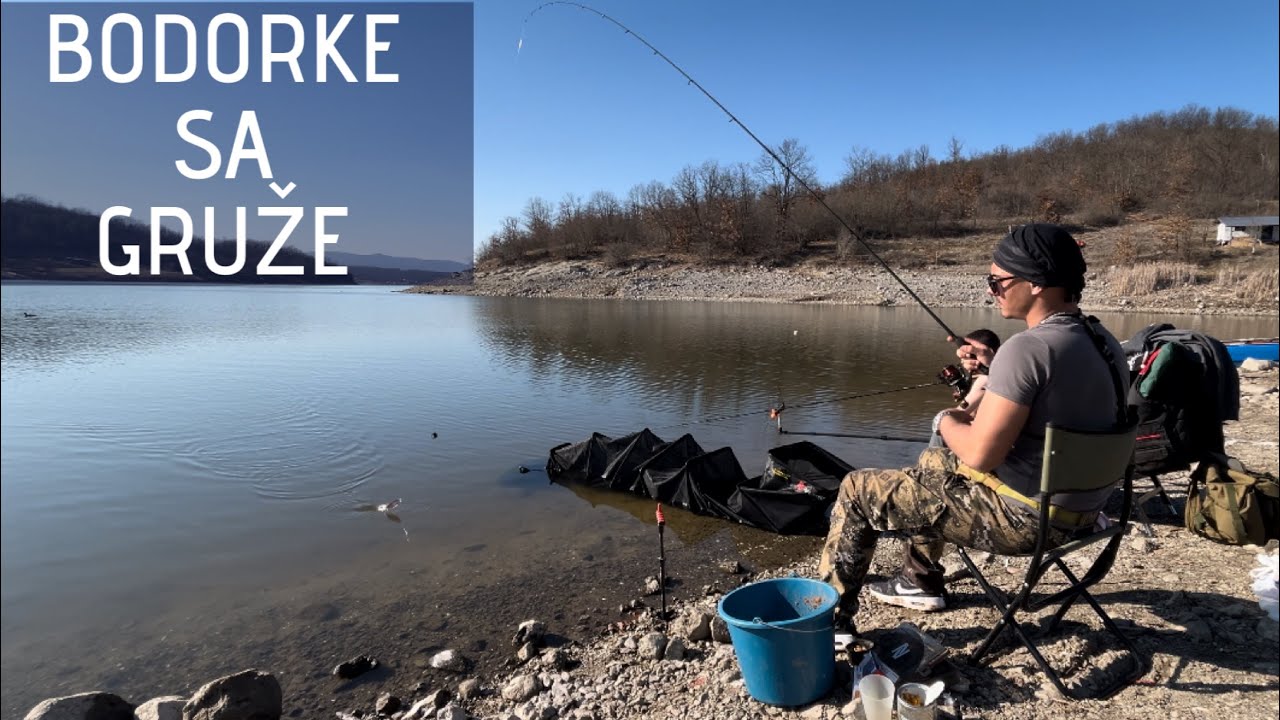 Pecanje bodorke i deverike na Gružanskom jezeru - YouTube