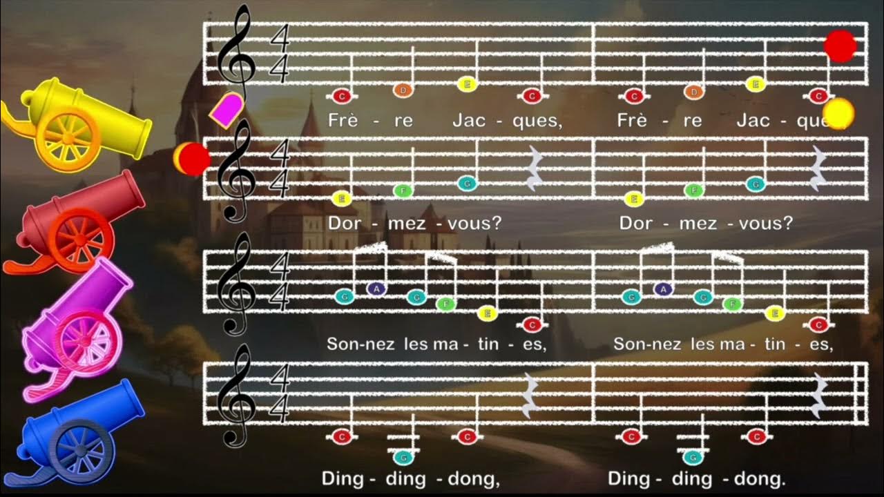 Frere Jacques 4-part canon (preview) - YouTube