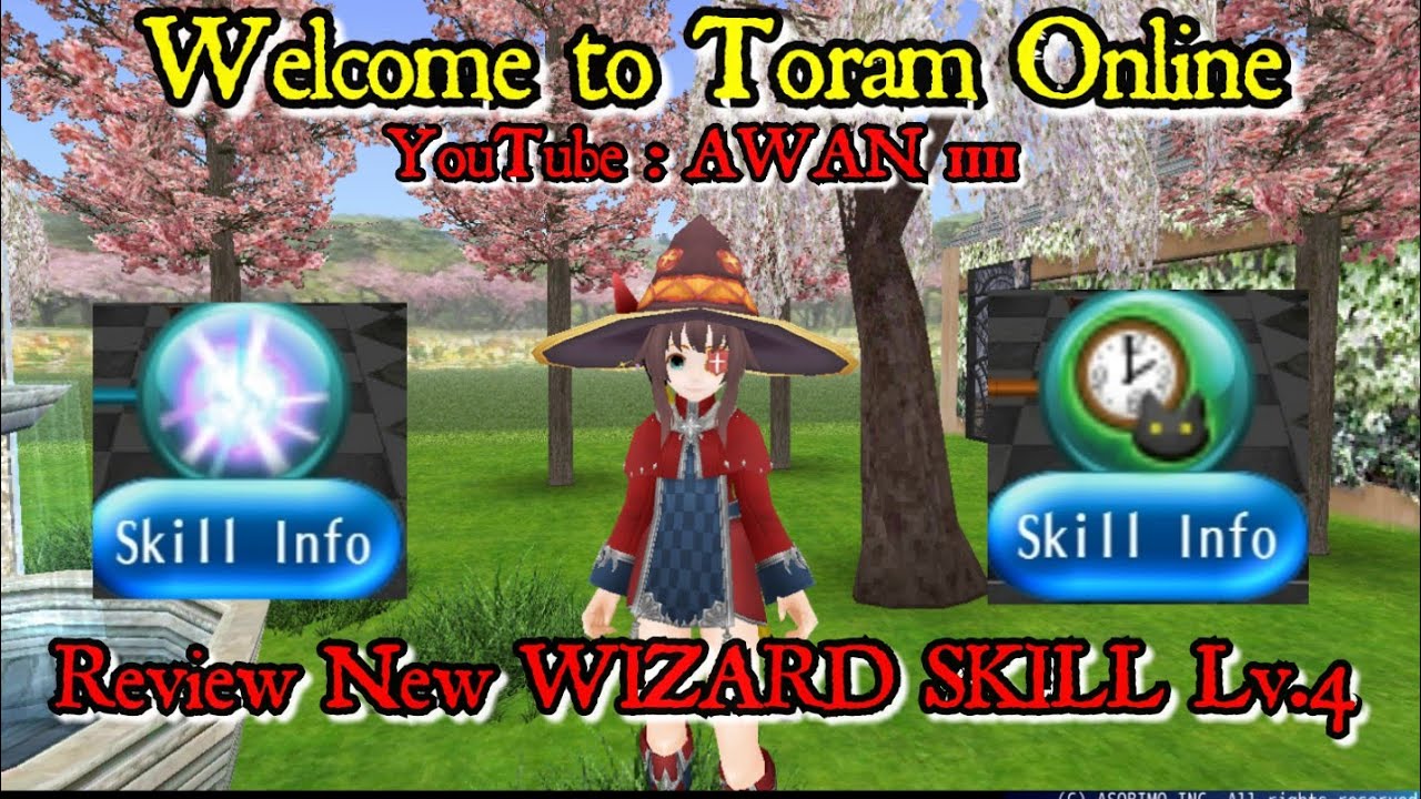 Toram Online - Review New WIZARD Skills Lv.4 - YouTube