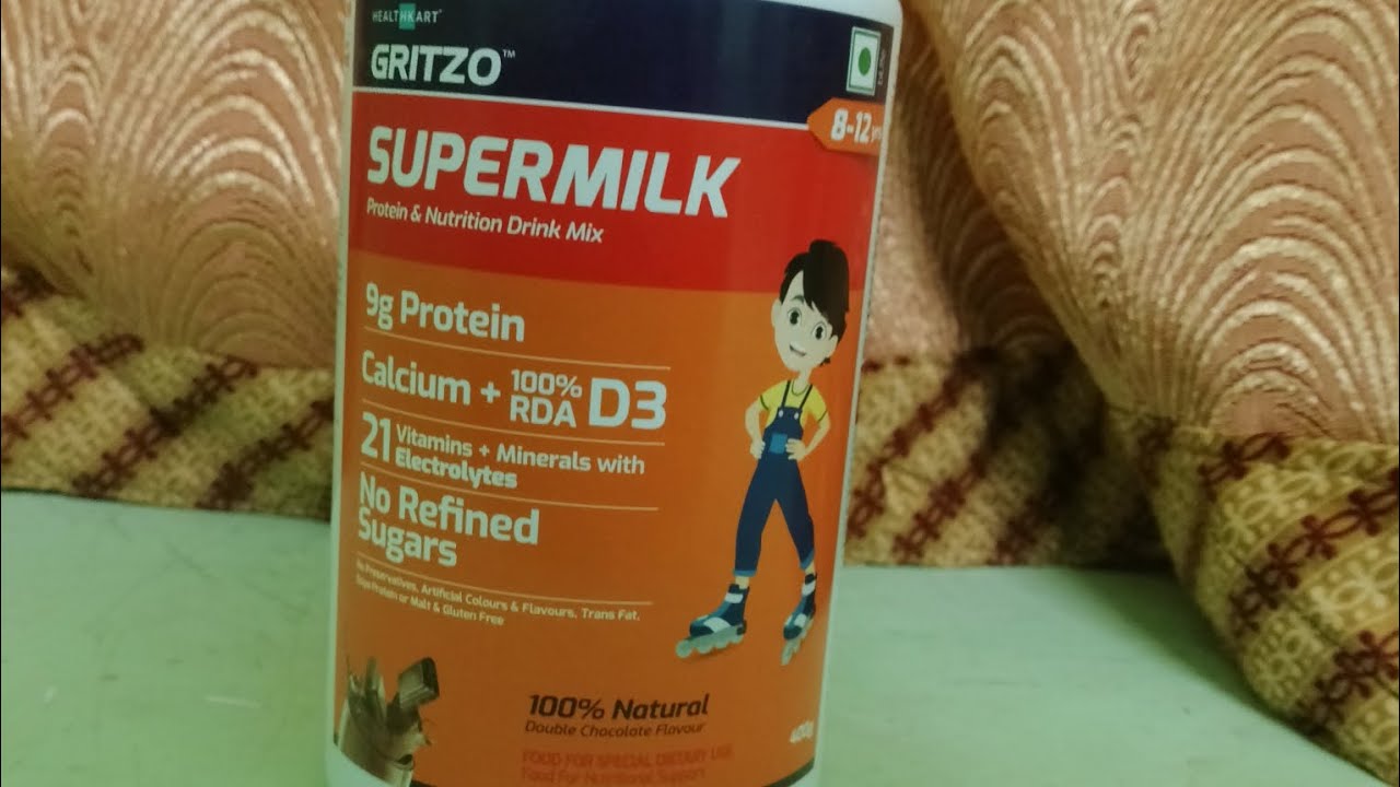 Unboxing gritzo super milk protein powder @GritzoIndia #supermilk #fun ...