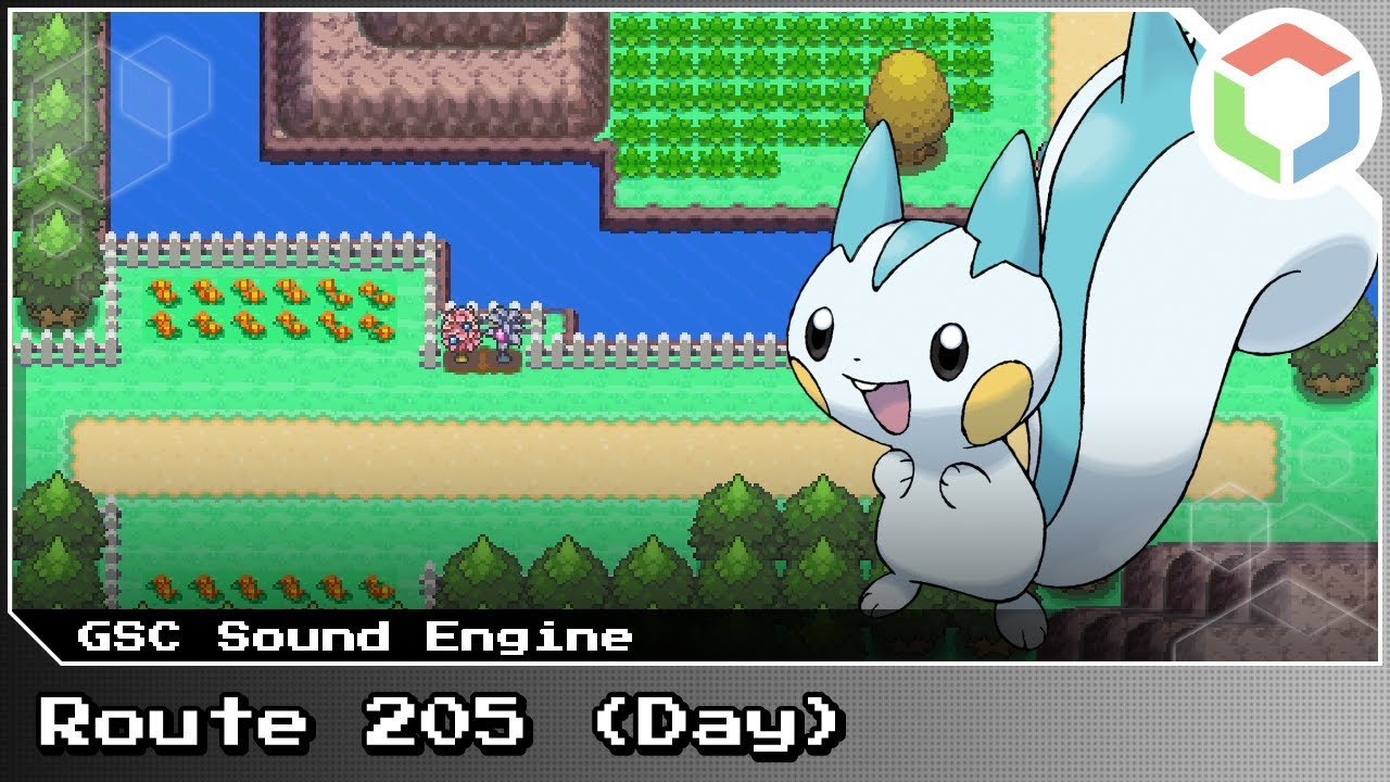 Route 205 ~ Day [GSC Sound Engine] | Pokémon Diamond / Pearl /Platinum ...