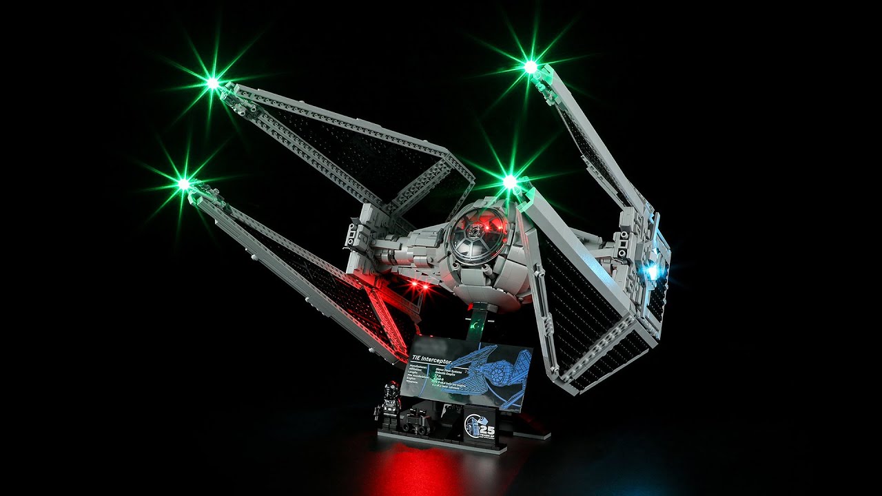 Lightailing Light Kit For Lego UCS TIE Interceptor 75382 - YouTube