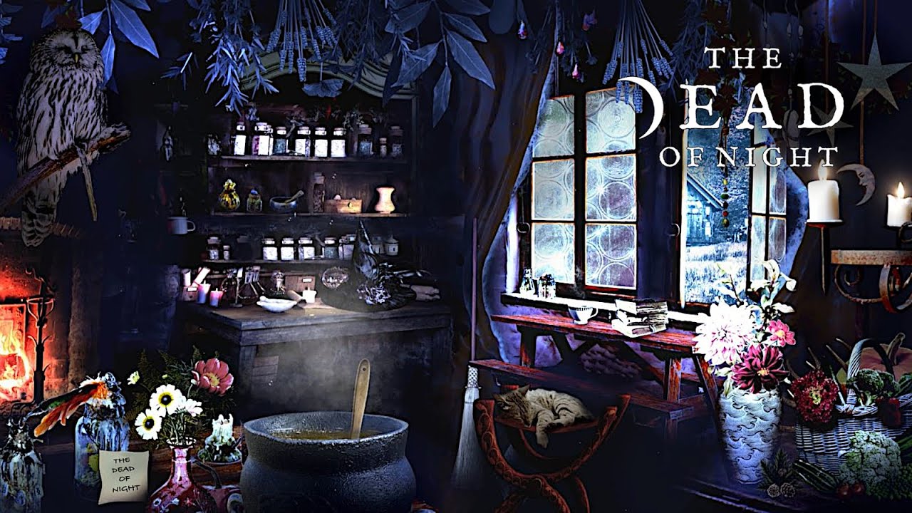 Winter Witch Cottage Ambience 🧹 ️🦉 | Witchcore Aesthetic & Sounds - YouTube