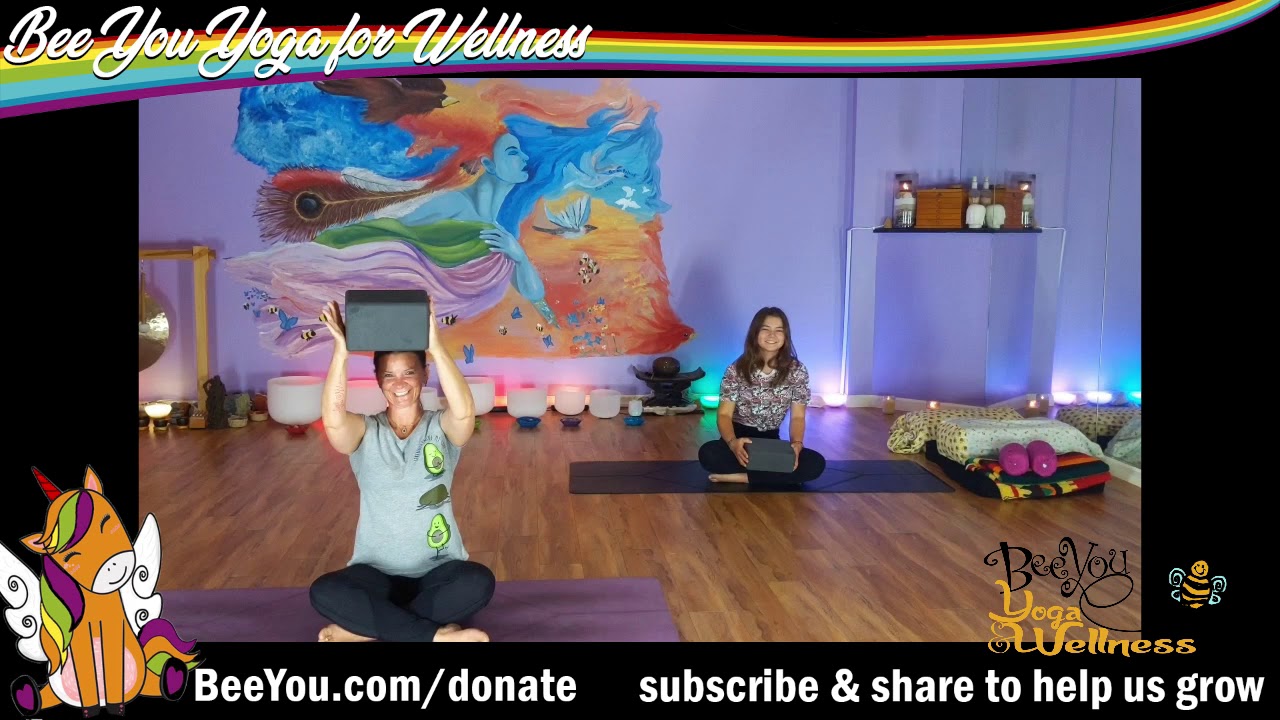 Bee You Yoga for Stress Releasing Tension in the neck, shoulders and ...