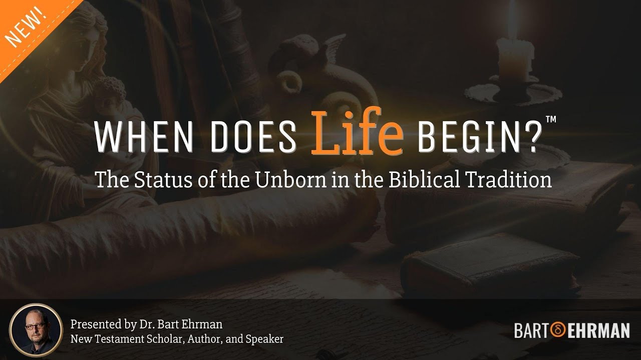When Does Life Begin in the Bible? Announcing a New Online Course by Dr ...