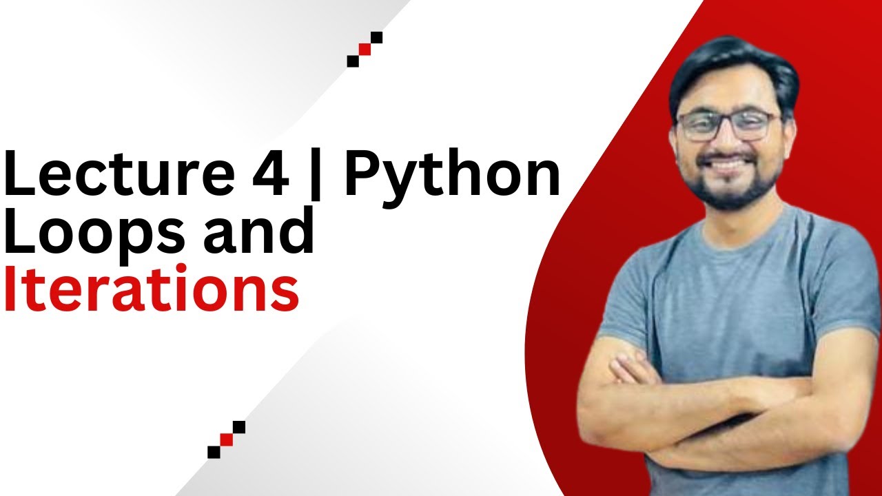 Lecture 4 Python Loops And Iterations Time Ssdp Hyderabad Youtube 4964