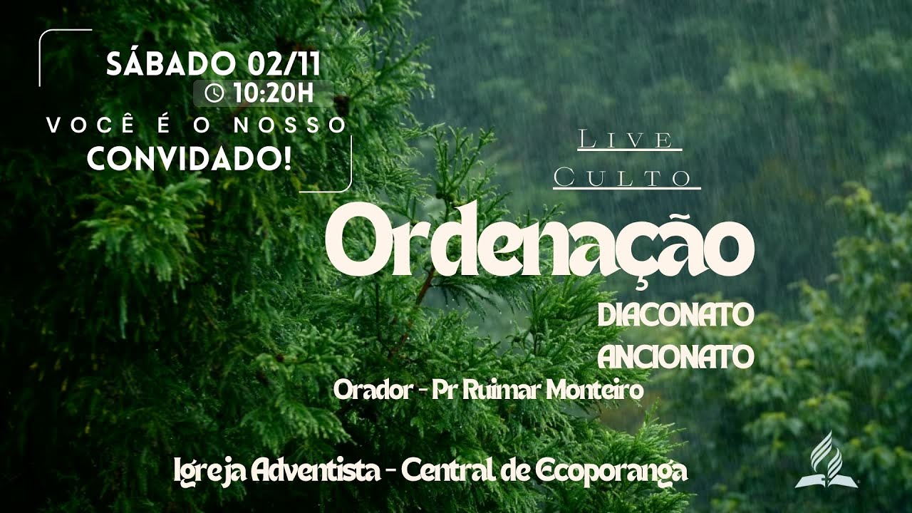🔴 CULTO - ORDENAÇÃO DE DIACONATO & ANCIONATO 🙏⛪🙏 - YouTube