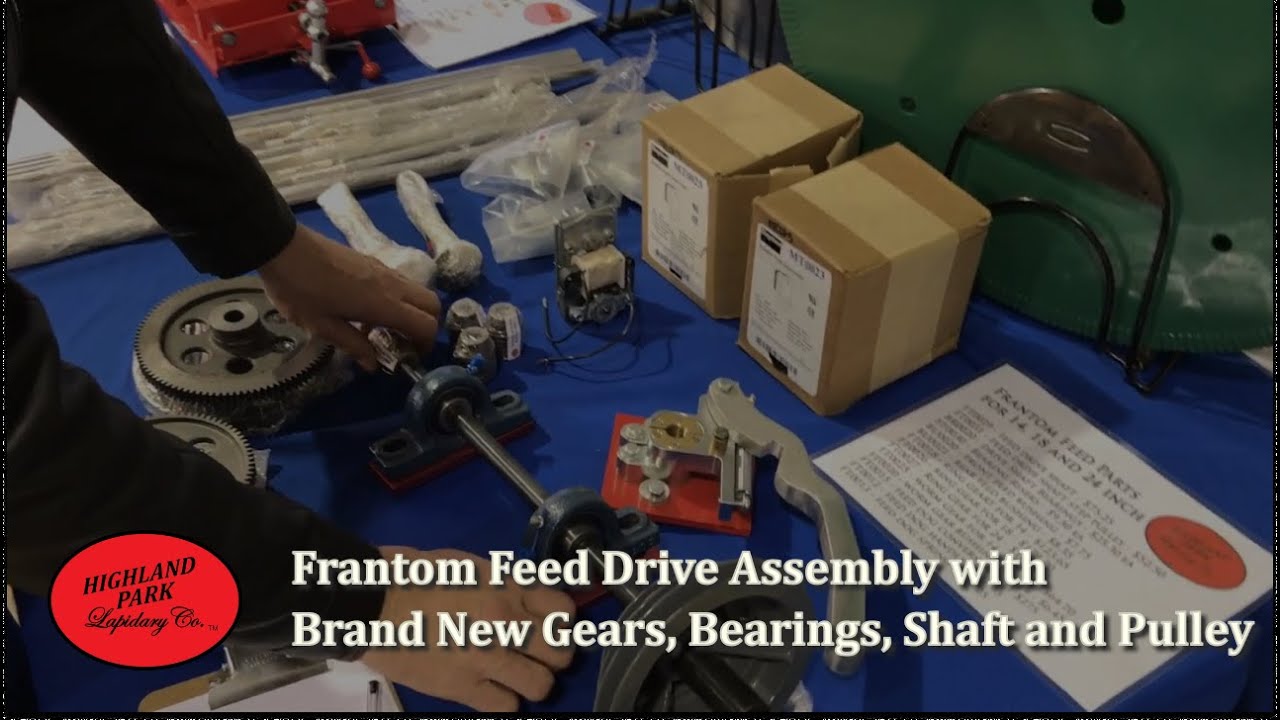 Frantom Feed Drive Assembly with Brand New Gears, Bearings, Shaft and ...