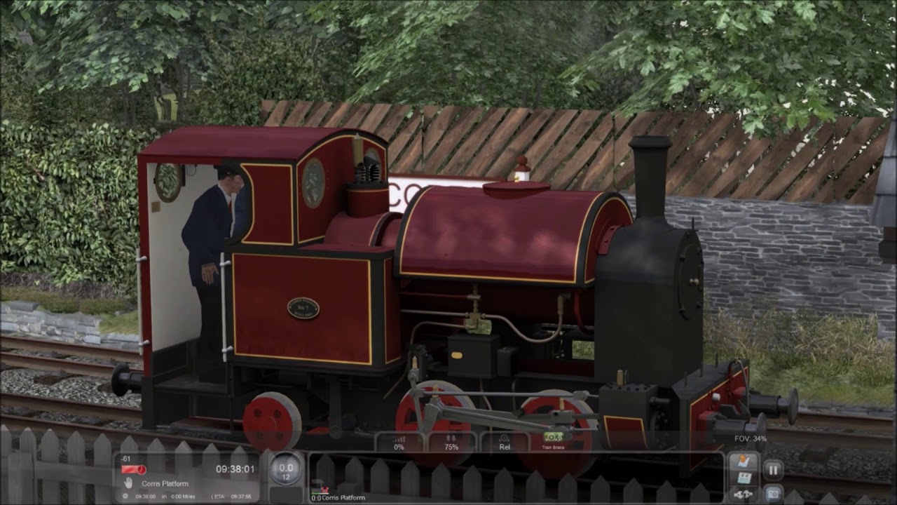 Train Simulator 2019 ! The Corris Railway ! Unloading Nr 7 - YouTube