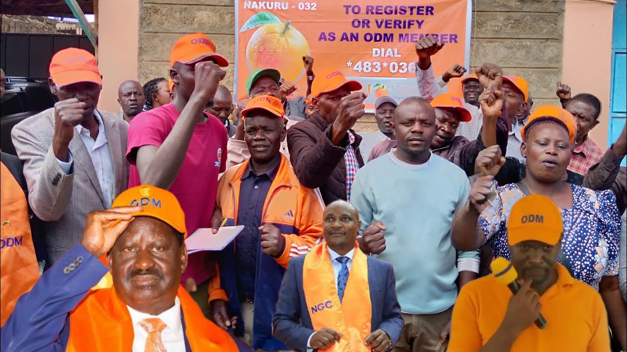 Nakuru ODM Storm Gilgil Kongasis Registaring Hundreds Of Citizens,UDA ...