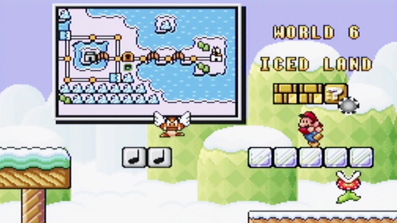 Super Mario Bros 3 | World 06 | Iced Land - YouTube