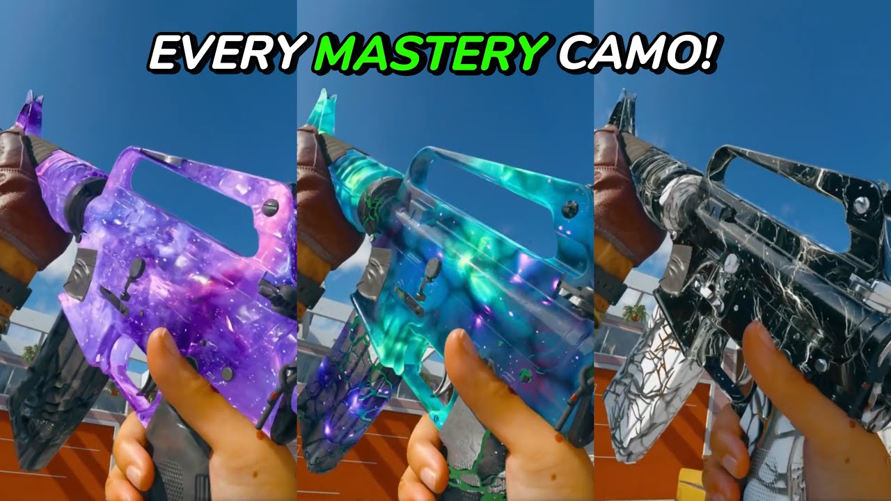 I COMPLETED EVERY MASTERY CAMO IN BO6! - YouTube